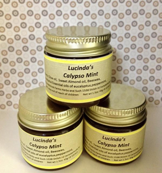 Calypso Mint Chest Rub Salve – Glenbrook Farms Herbs and Such